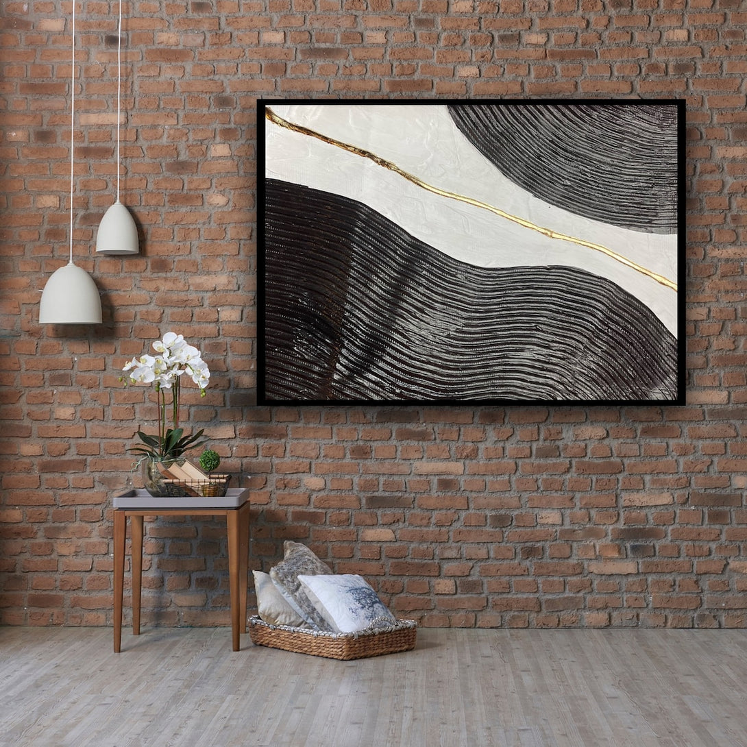 Golden Zenith Abstract Art – Acousart