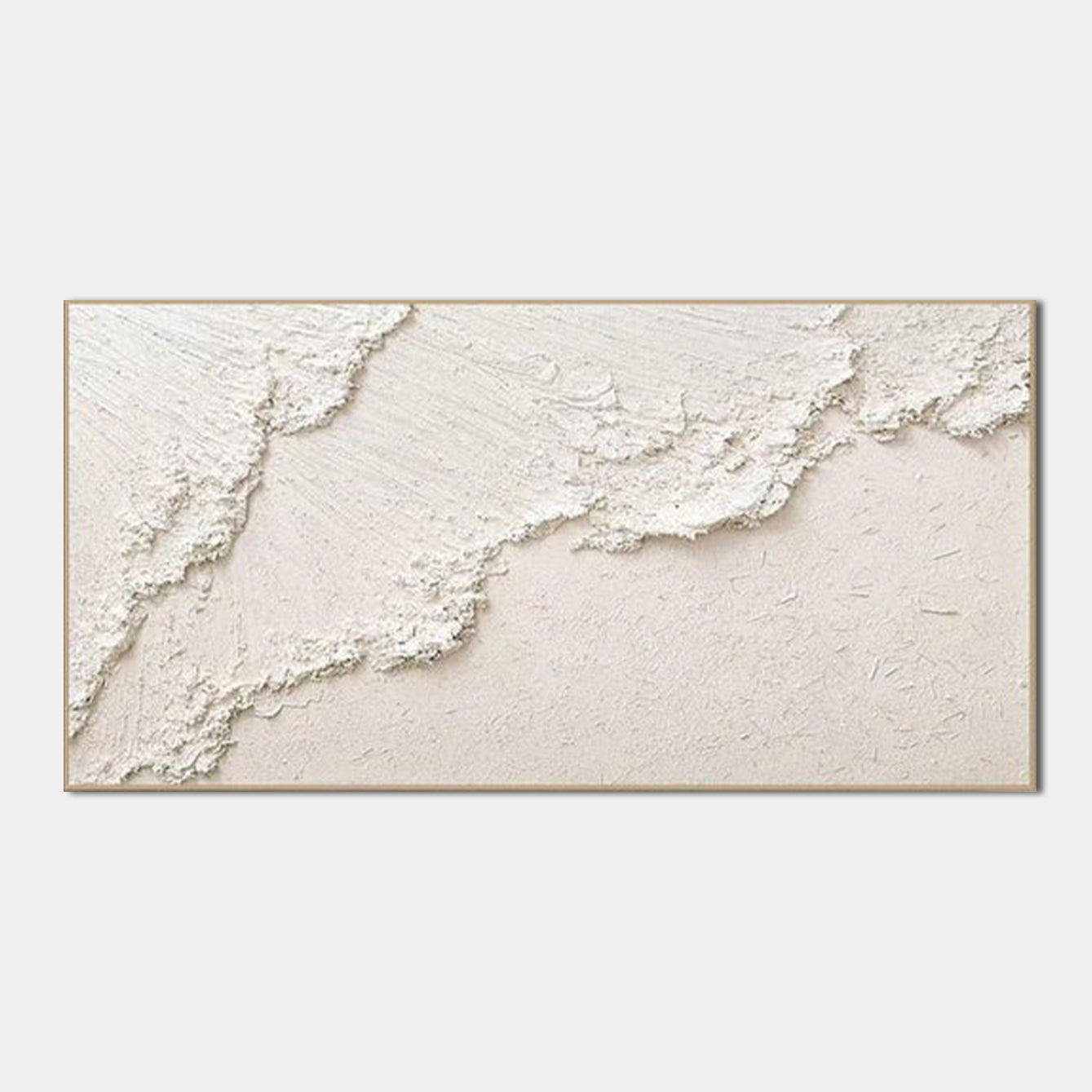 Minimalist Textured Sand Abstract Art - Modern Decor Canvas